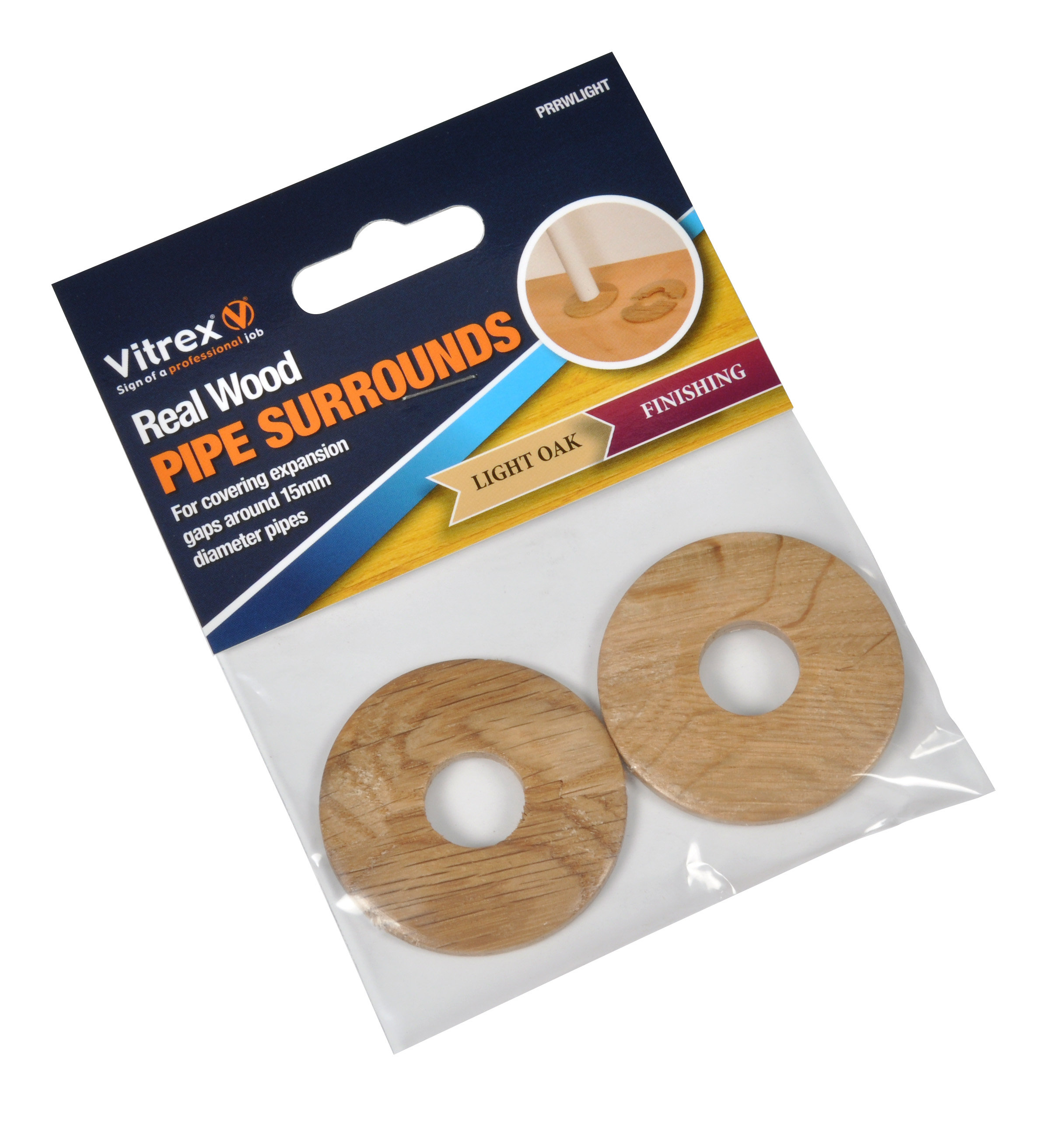 Real Wood Pipe Surrounds - Light Oak | Vitrex