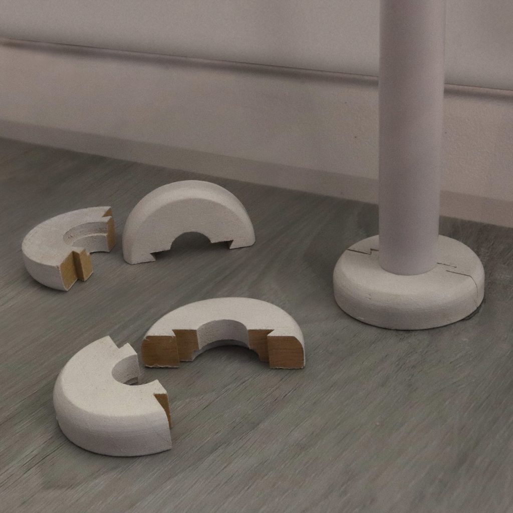 RWPRWHITE Real Wood Pipe Surrounds - White In Use 2000px | Vitrex